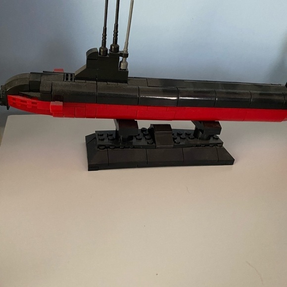 Toys | Nuclear Submarine Building Blocks Model Toya 137 Inch Long Naval ...